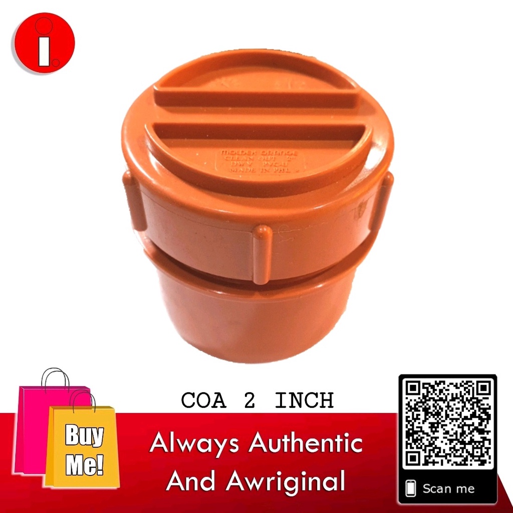 MOLDEX ORANGE Clean-Out with Plug and Seal Ring | Shopee Philippines