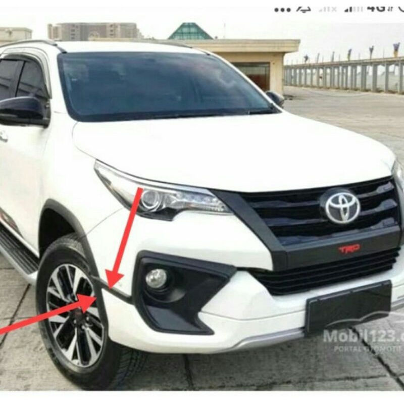 Original Toyota fortuner trd 2017 vender body kit spoiler | Shopee ...
