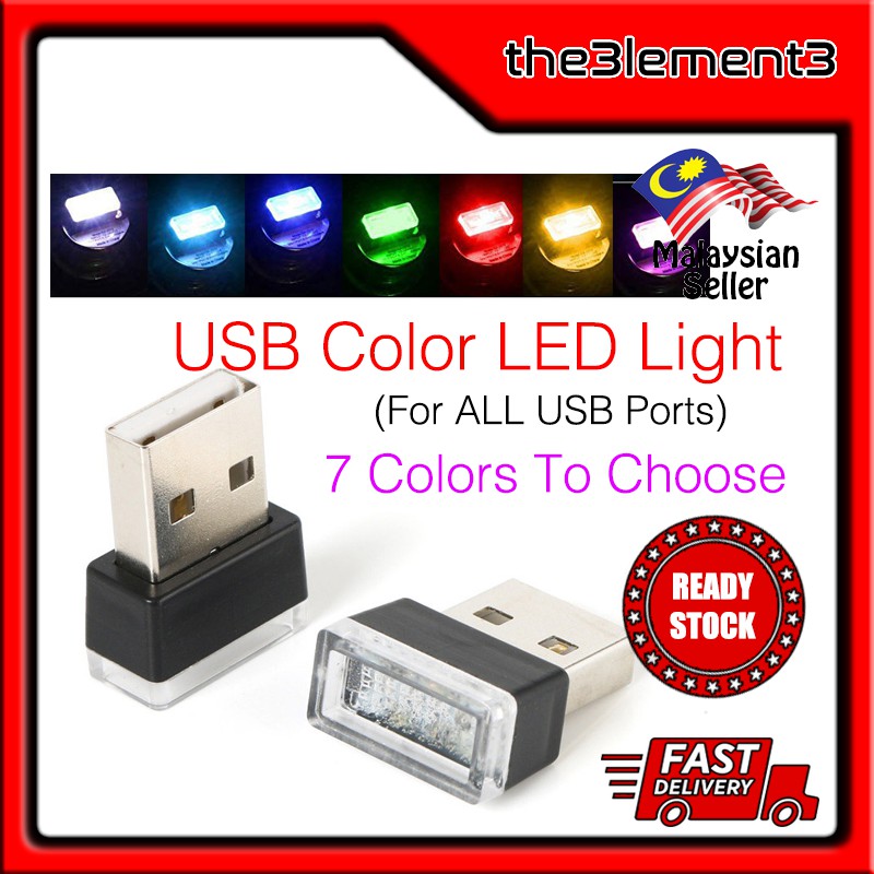USB Powered 5v Color LED Light (for CAR / HOME / FUN) | Shopee Philippines