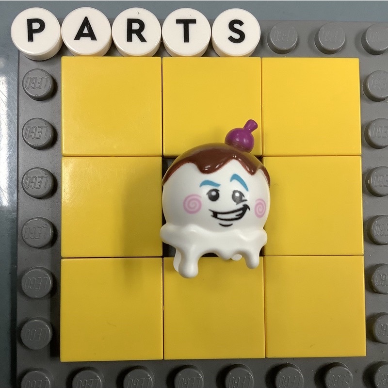 LEGO Minifigure Parts - White Minifigure, Head, Modified Ice Cream ...