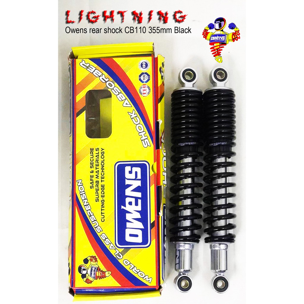 Owens rear shock CB110 355mm | Shopee Philippines
