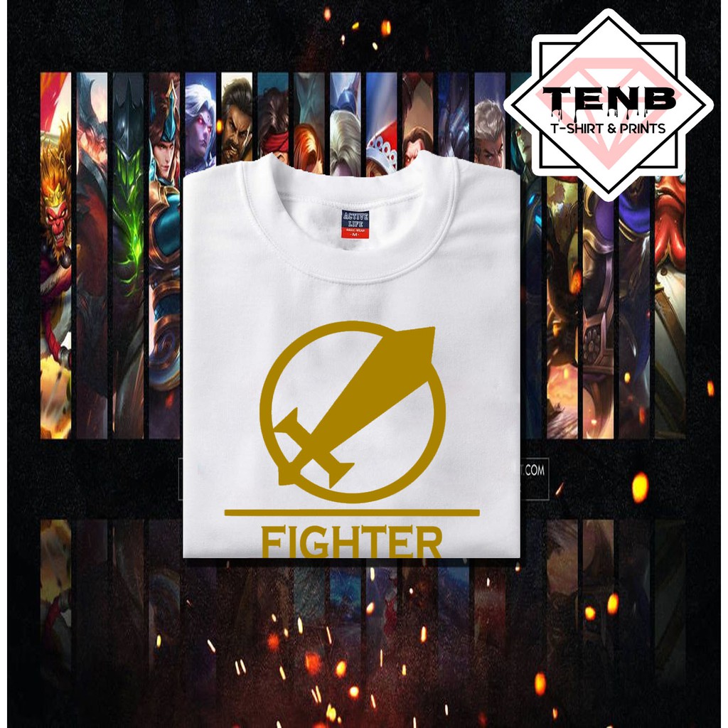 MOBILE LEGENDS FIGHTER T-SHIRT PRINTS FOR MEN AND WOMEN | Shopee ...