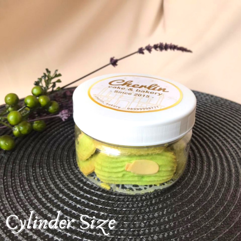 Pandan Cookies / Cylinder Size Cookies - Cherlin Bakery | Shopee ...
