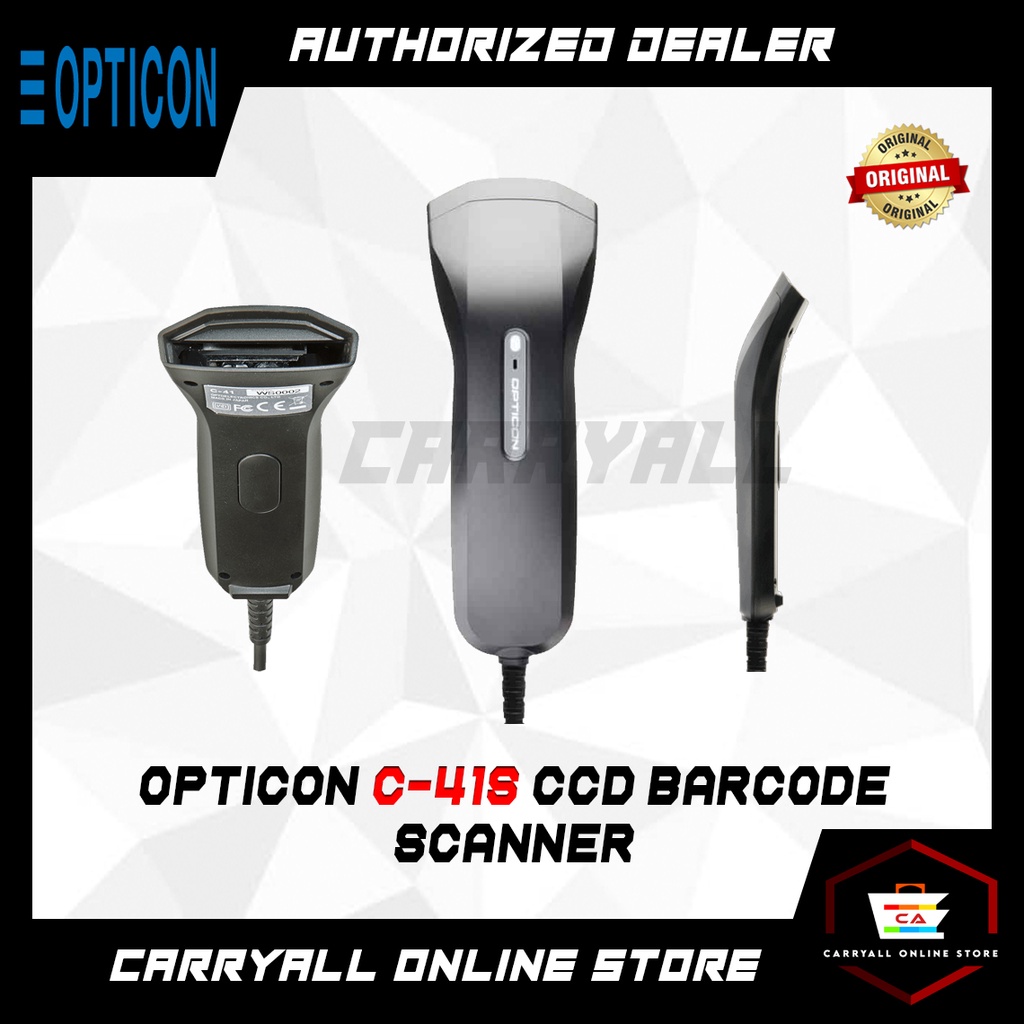 OPTICON C-41S CCD Barcode Scanner (No Stand) | Shopee Philippines