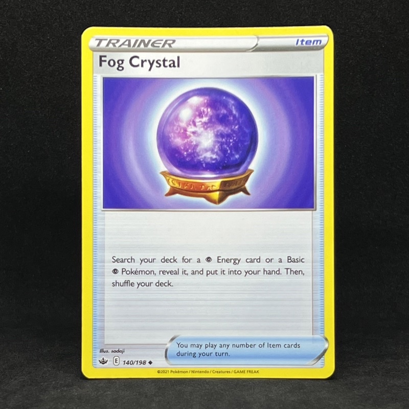 Pokemon TCG Fog Crystal 140/198 2021 Sword & Shield Chilling Reign ...
