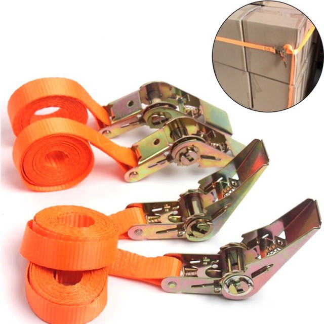 Car Cargo Strap Luggage Bag Lashing Rope APRIL Buckle Tie-Down Ratchet ...
