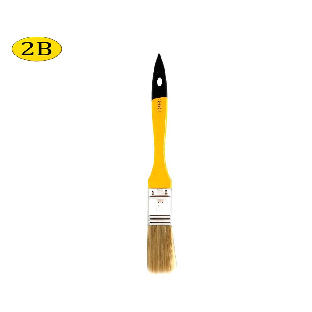 2B 1 1/2" Size Flat Size Soft Bristle Utility Paint Brush For All Kinds ...