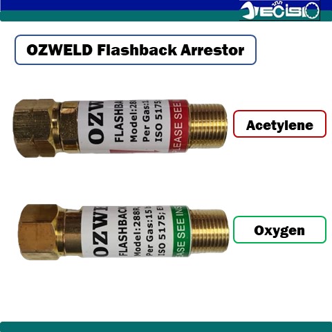 OZWELD Oxygen-Acetylene Flashback Arrestors for Regulator | Shopee ...