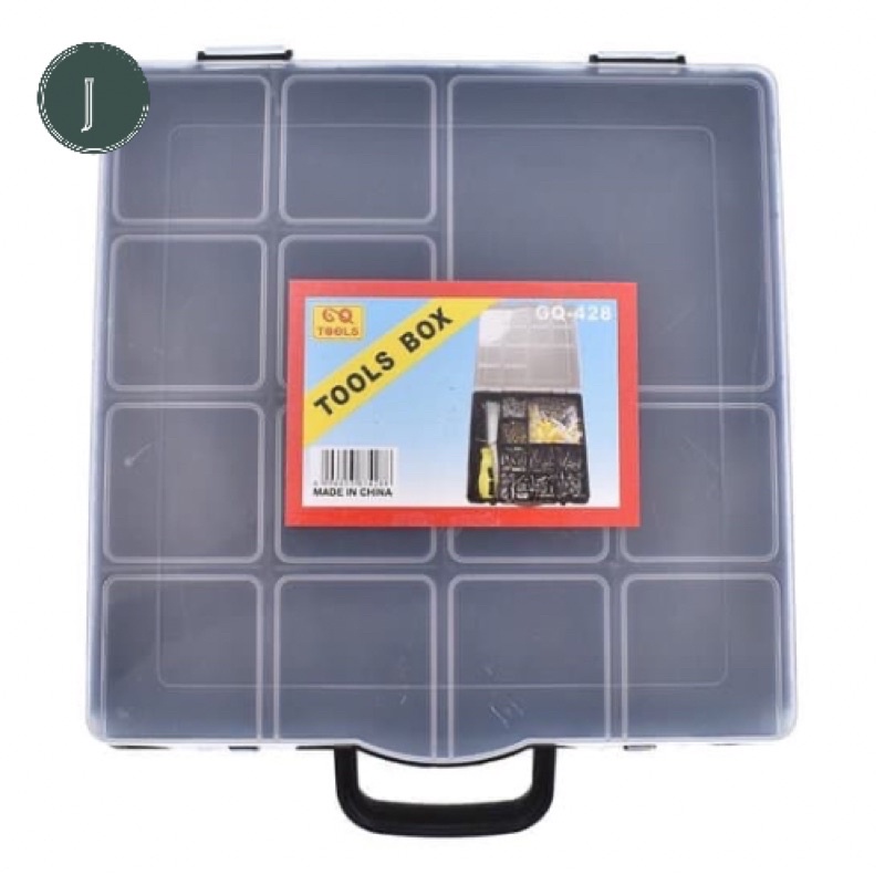 j | Multi-Compartment Toolbox Portable Tool Box | Shopee Philippines