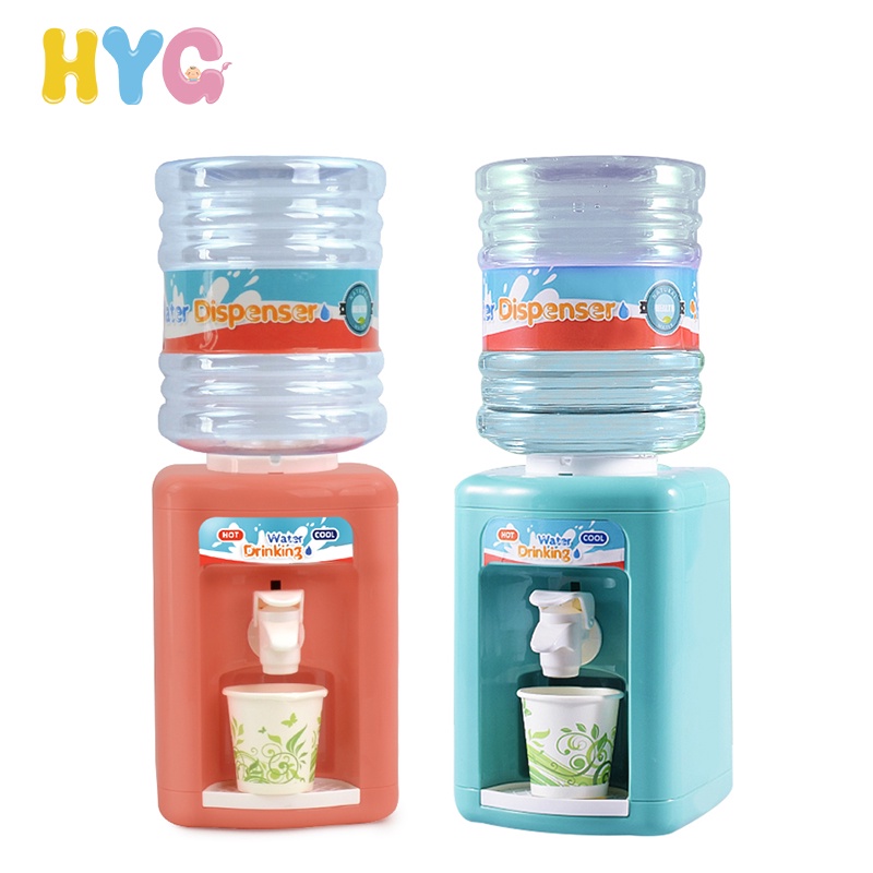 HYG Toys Simulation Mini Water Dispenser Set Toy Drinking Fountain ...