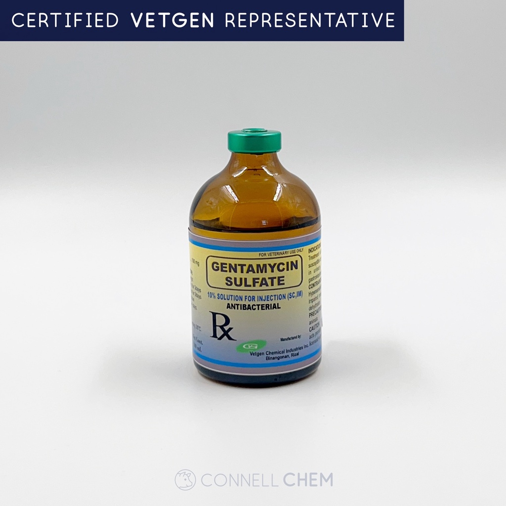 Gentamycin 10% Antibacterial for Animals | Injectable | Vet Product ...