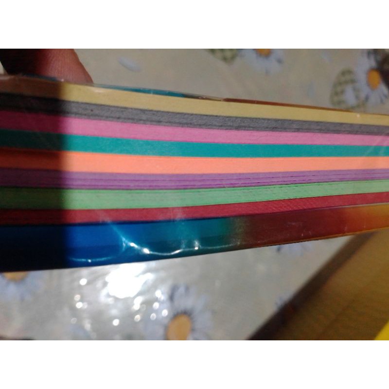 COLORED PAPER 1 REAM(250PCS) ASSORTED | Shopee Philippines