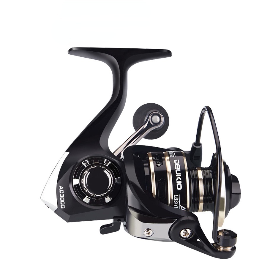 AC2000-AC7000 Fishing Reel Metal Bait Reel Fshing Rod Set Spinning Reel ...