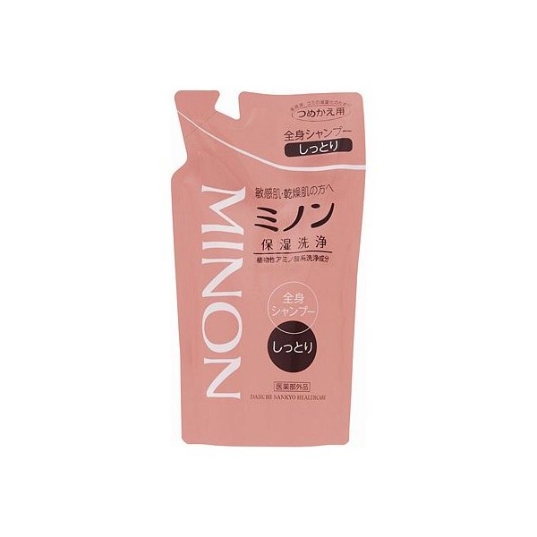 Daiichi-Sankyo MINON Medicated Hair Shampoo 380ml Refill | Shopee Philippines