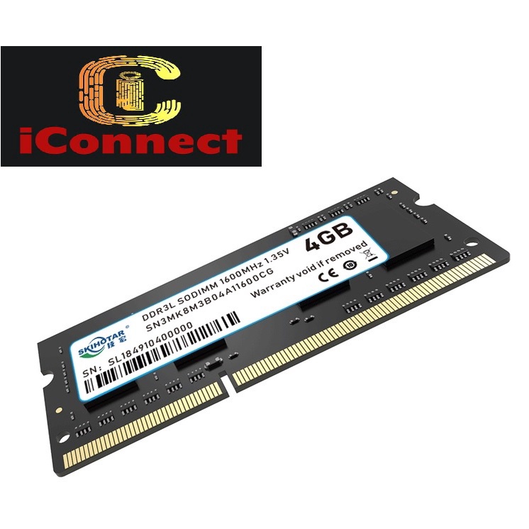 SKIHOTAR RAM 4GB DDR3 1600MHZ SODIMM BEST FOR NOTEBOOK/LAPTOP | Shopee ...