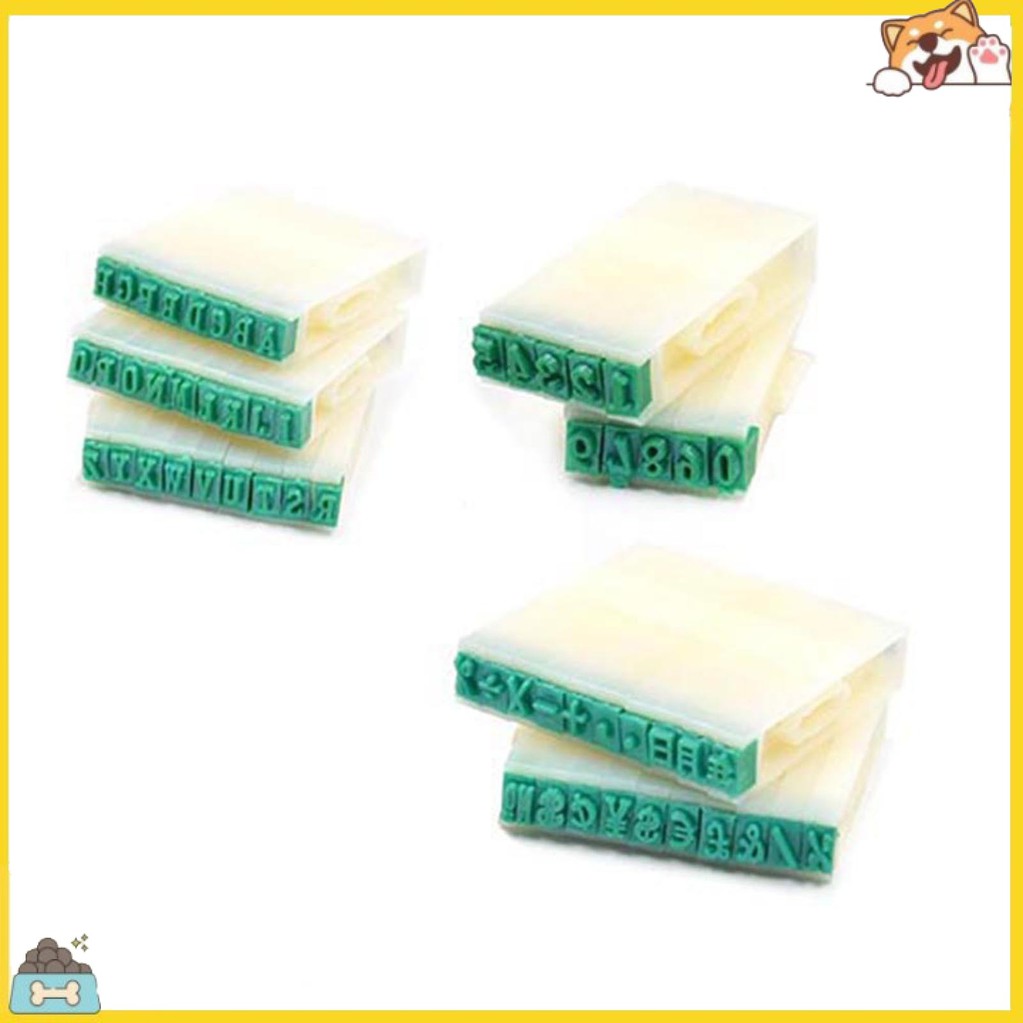 SPBS_DIY Plastic English Alphabet Letters Number Stamps Set Craft ...