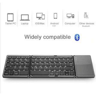 B033 / B023 Portable Mini Folding Bluetooth Keyboard Wireless Foldable ...