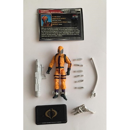 GI Joe HASBRO 3.75" Figure HEAT VIPER v4. 2014. 50th Anniversary ...