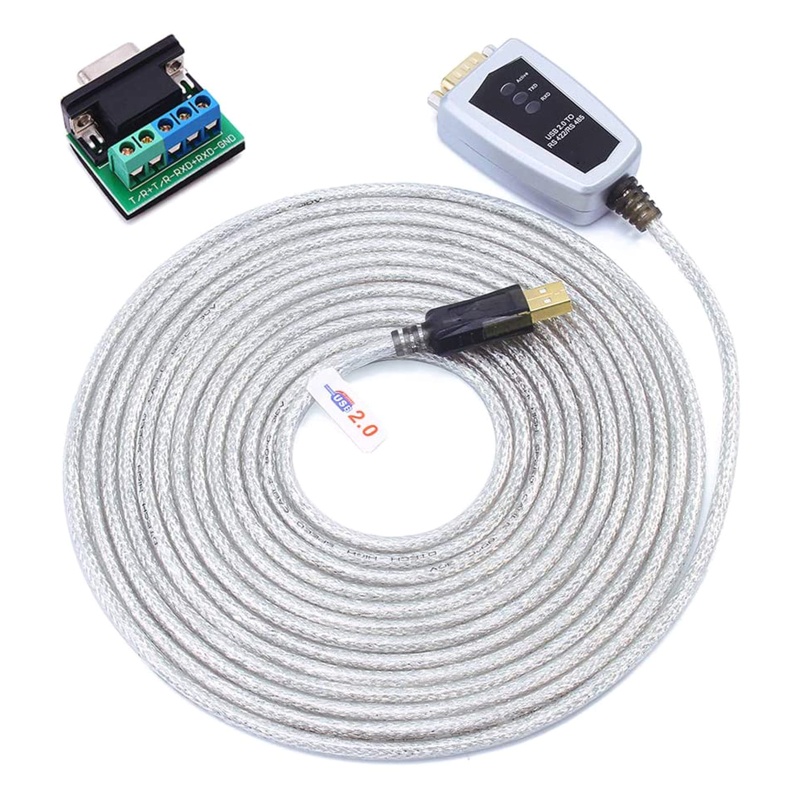 C* USB 2 0 to RS485 RS422 Serial Converter Adapter Cable Chip FTDI for Windows 10 | Shopee ...