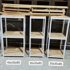 KAYU Multipurpose Stacking Shelves Wooden Level Shelves AESTHETIC ...