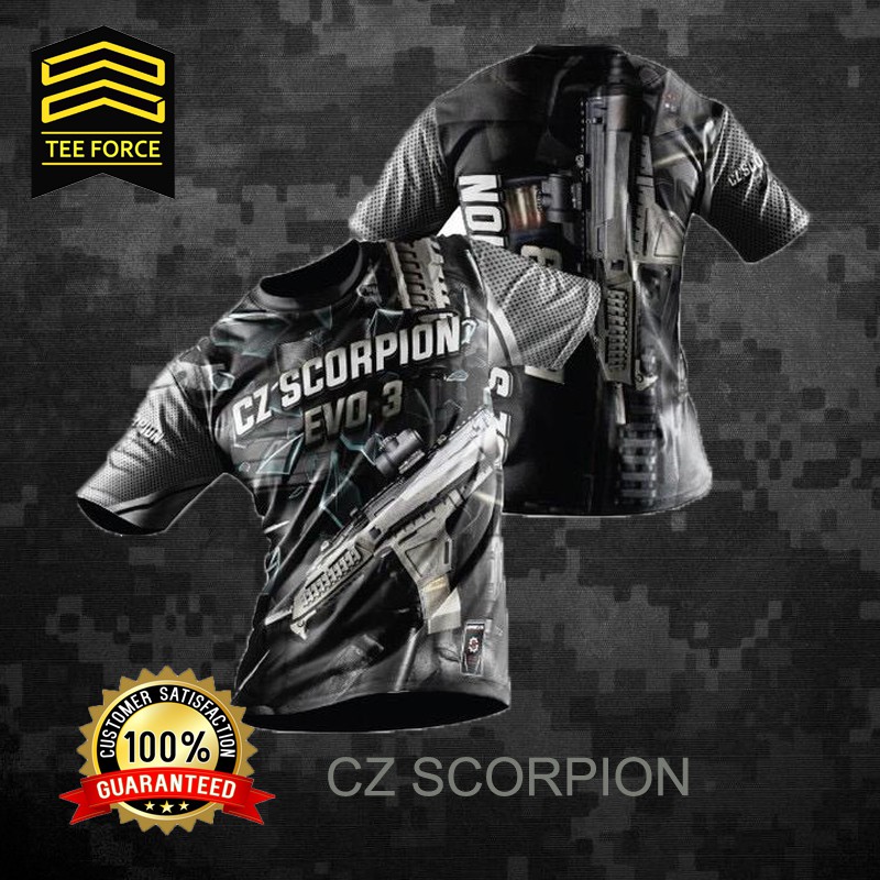 tactical t sublimation shirt cz scorpion | Shopee Philippines