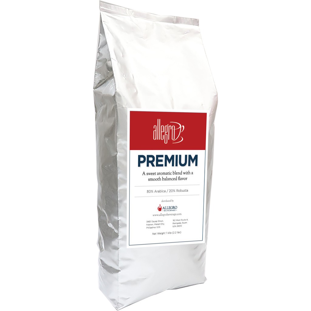 Allegro Premium Coffee Beans 1kg | Shopee Philippines