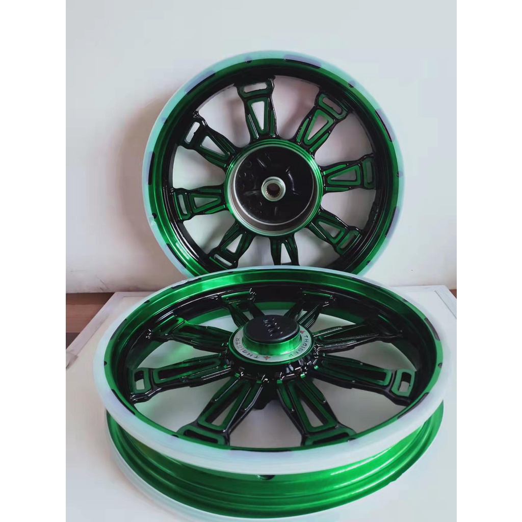 COD MOTORCYCLE MAGS MIO SOUL-I 125 ALL BLACK WITH GREEN 1SET | Shopee Philippines