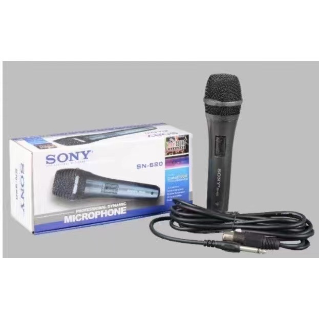 100% Original Meet SN-620 Professional Dynamic Microphone With 3-5Meters Mic Chord | Shopee ...