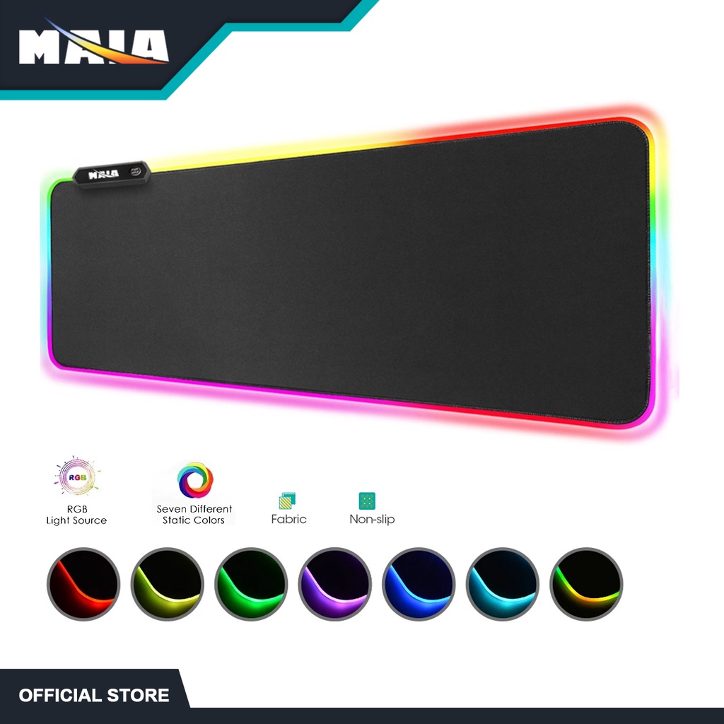 MAIA RGB 80cm x 30cm Large Gaming Mousepad | Shopee Philippines
