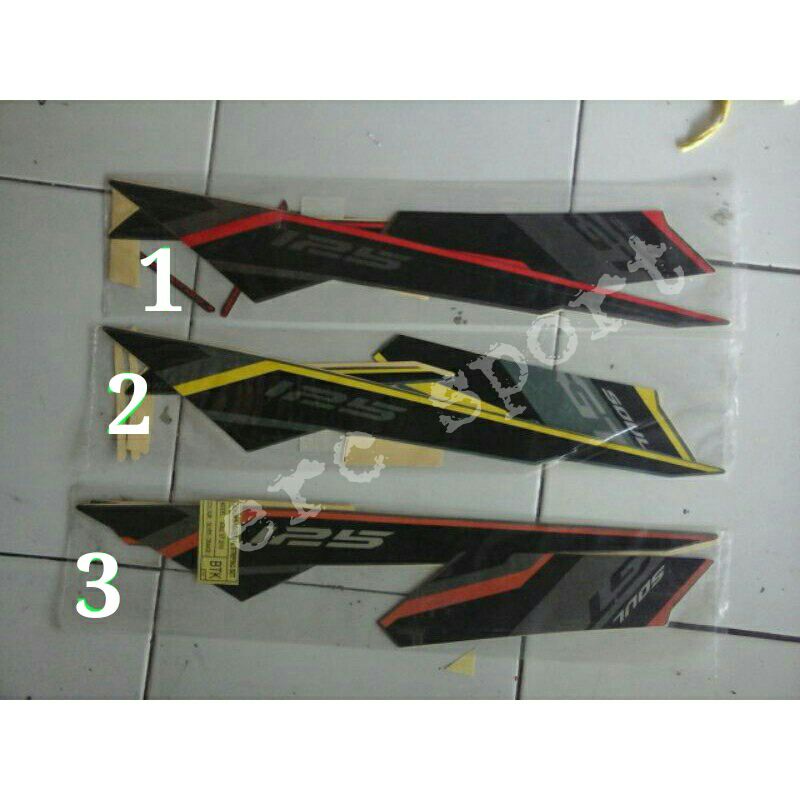 MERAH Striping mio soul gt 125 sticker striping Motorcycle yamaha mio ...