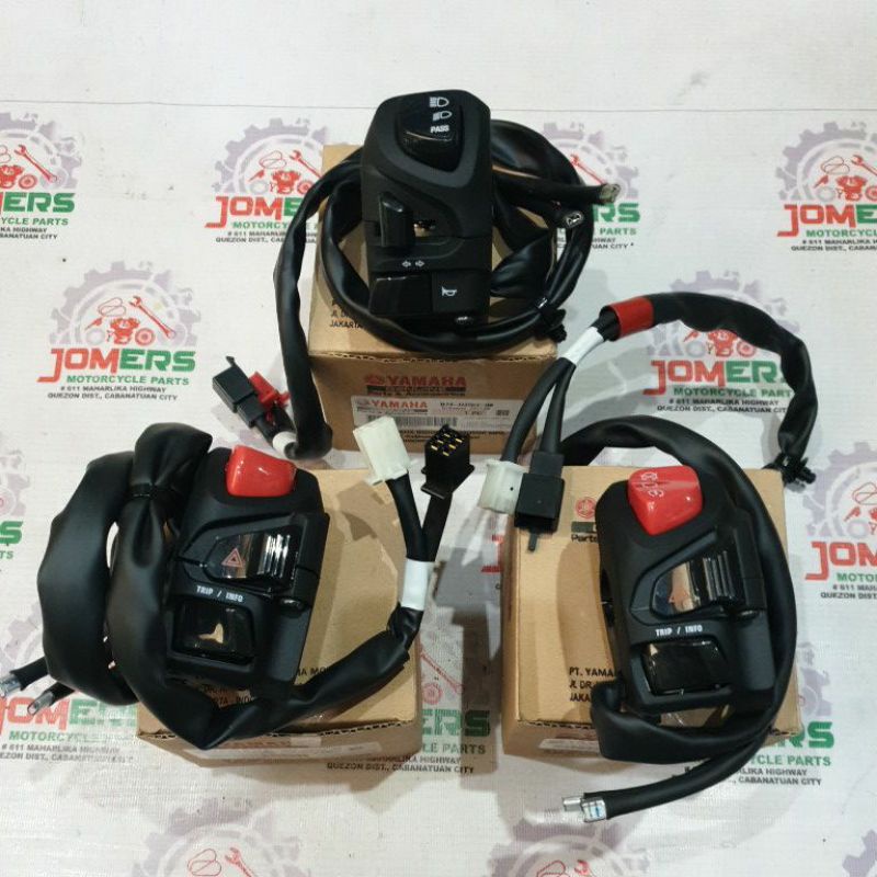 XMAX 300 V1-V2 HANDLE SWITCH ASSY LEFT / RIGHT B74-H3973-00 / B74-H3963 ...