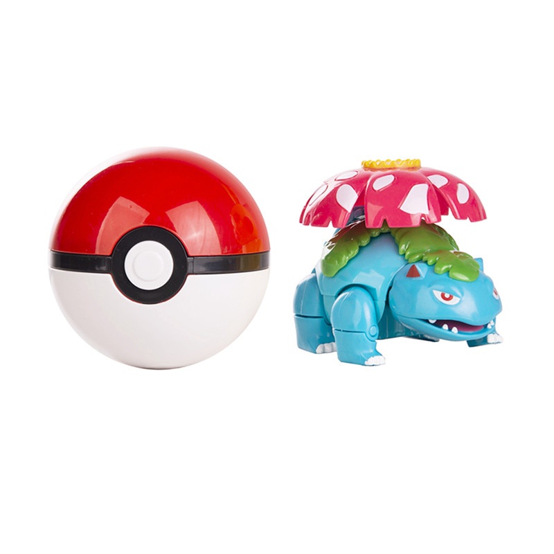 Pokemon Action Figures Transforming Toy Anime Figure Pikachu Charizard ...