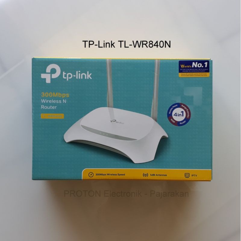 Indo Wifi receiver transmitter TP-Link TL-WR840N TL WR840N 300Mbps ...