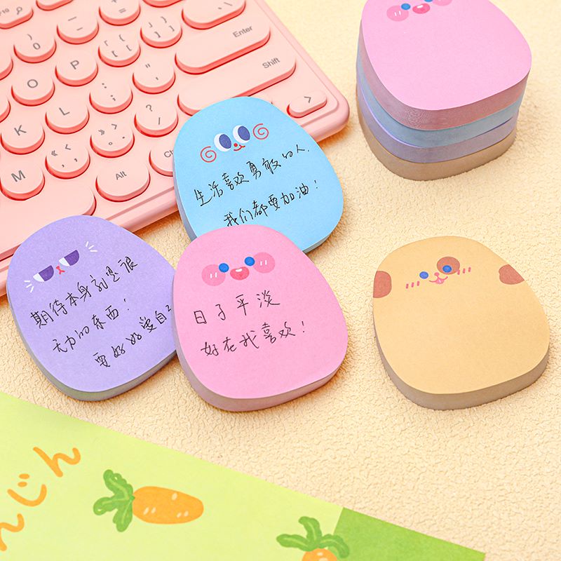 60 sheets Emoji Sticky Notes Memo Pad Bookmarks Cute N Times Sticky ...
