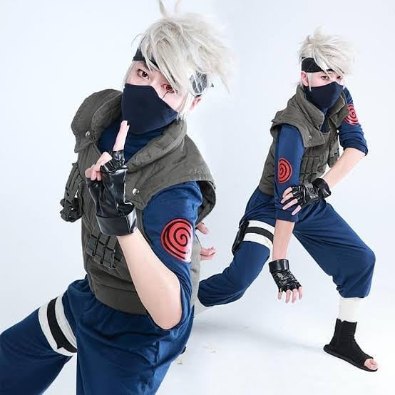 Jounin Kakashi Hatake Konoha Vest Cosplay Costume Set | Shopee Philippines