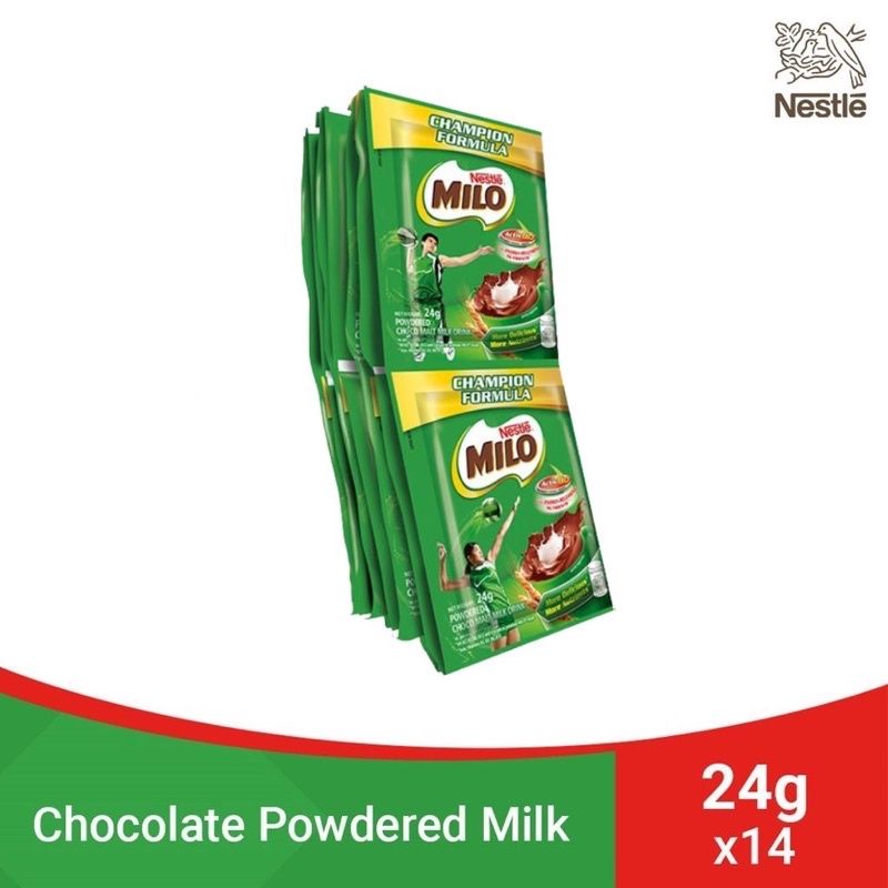 Milo Activ Go Choco Malt Powdered Milk Drink 24g Pack Of 12 Sachets Shopee Philippines