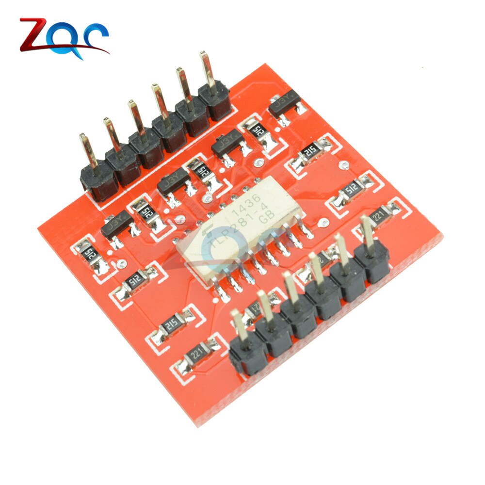 TLP281 4-Channel High Low Level Optocoupler Isolation Module Expansion Board for Arduino ...