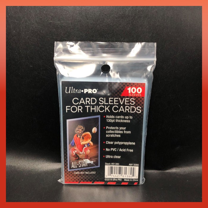 Ultra Pro Card Sleeves For Thick Cards (100 sleeves) | Shopee Philippines
