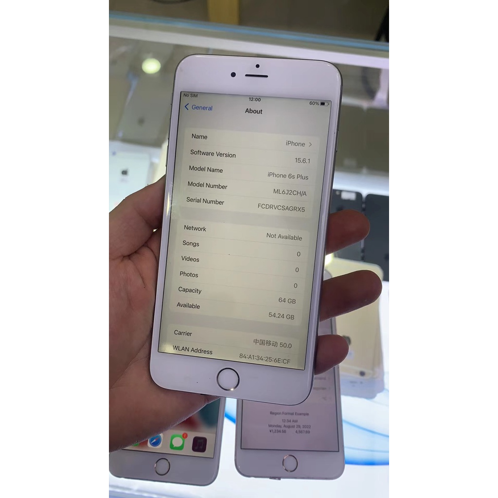 Phone6/6Plus/6S/6SPlus 16GB/64GB/128GB Used Unlock Global Version Smartphone (Used 90%-95% Brand ...