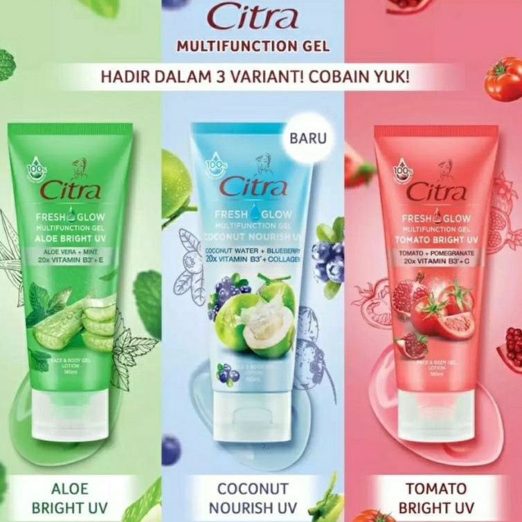 Citra Fresh Glow multifunctional Gel 180ml | Shopee Philippines