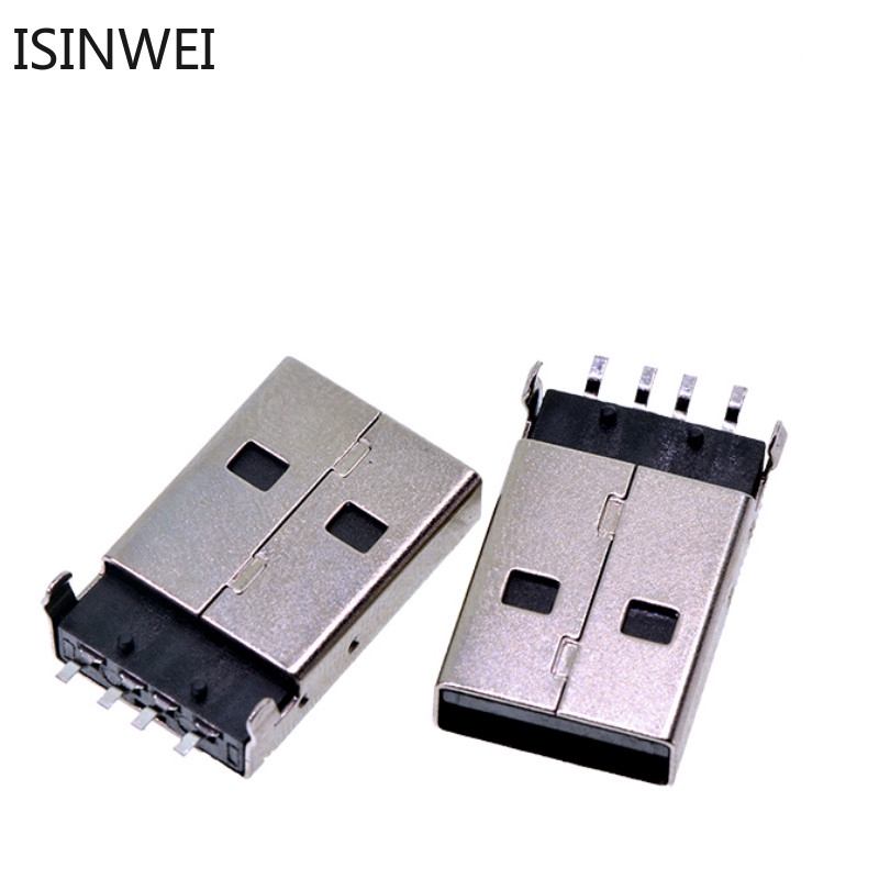 20pcs Type A Male USB Socket USB Data Interface USB Male SMD/DIP ...