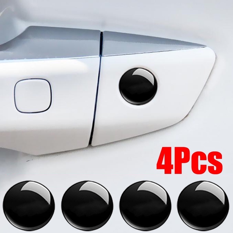 4pcs Car Door Keyhole Stickers / 15mm Universal Auto Door Lock ...