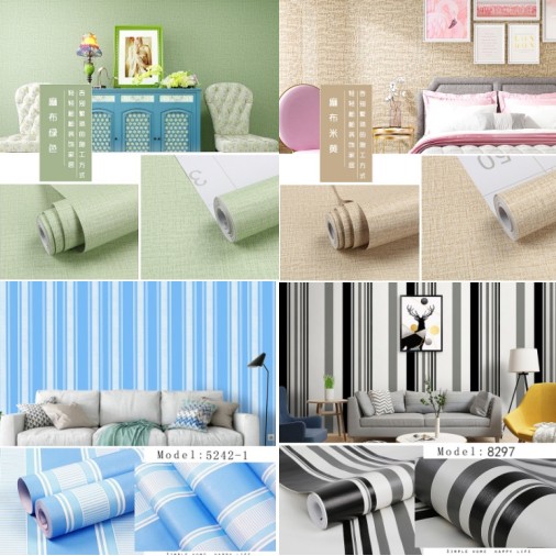 Sticker Premium Quality wall paper 1roll self adhesive Quality ...