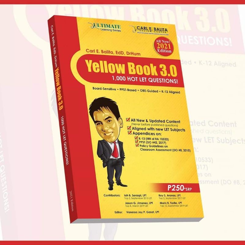 ☂ cbrc yellow book 3.0 teacher reviewer (with gen Ed and prof ed ...