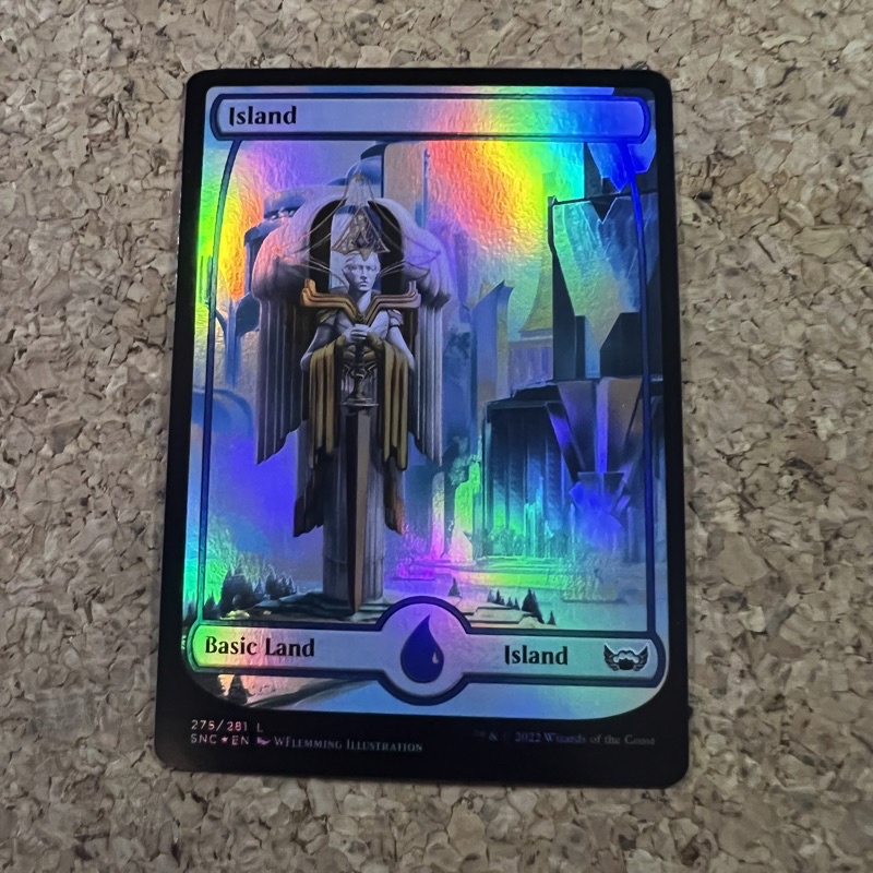 MTG ISLAND | BASIC LAND | STREETS OF NEW CAPENNA | BLUE | MAGIC THE ...