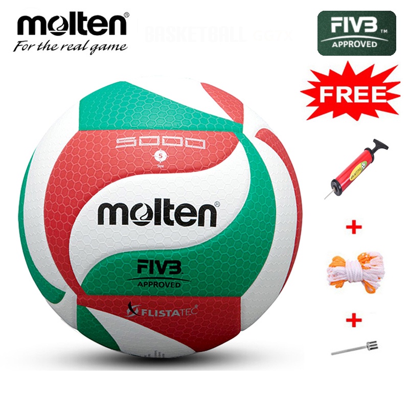 【spot goods】Molten V5M5000 FIVB Volleyball Outdoor Match Training Ball ...