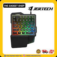 GE - Jertech Dominate GK10 Single Hand Keyboard Gaming One-Handed RGB ...