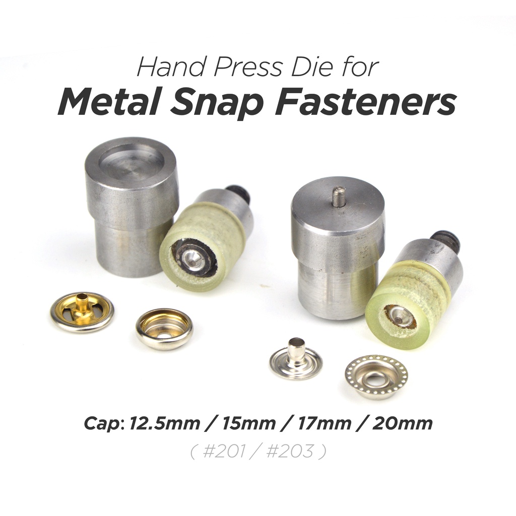 Hand Press Die for #201, #203 Metal Snap Fasteners Setting Tools for ...