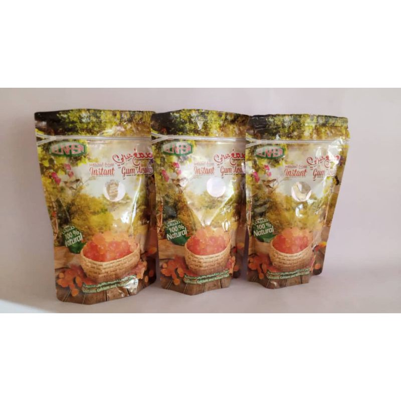 serbuk gum arabic gam getah 100% natural | Shopee Philippines