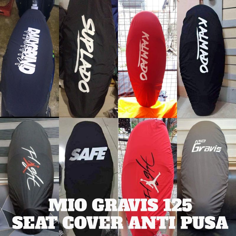 RJS - YAMAHA MIO GRAVIS 125 V1 / V2 SEAT COVER ANTI PUSA GARTERIZED ...